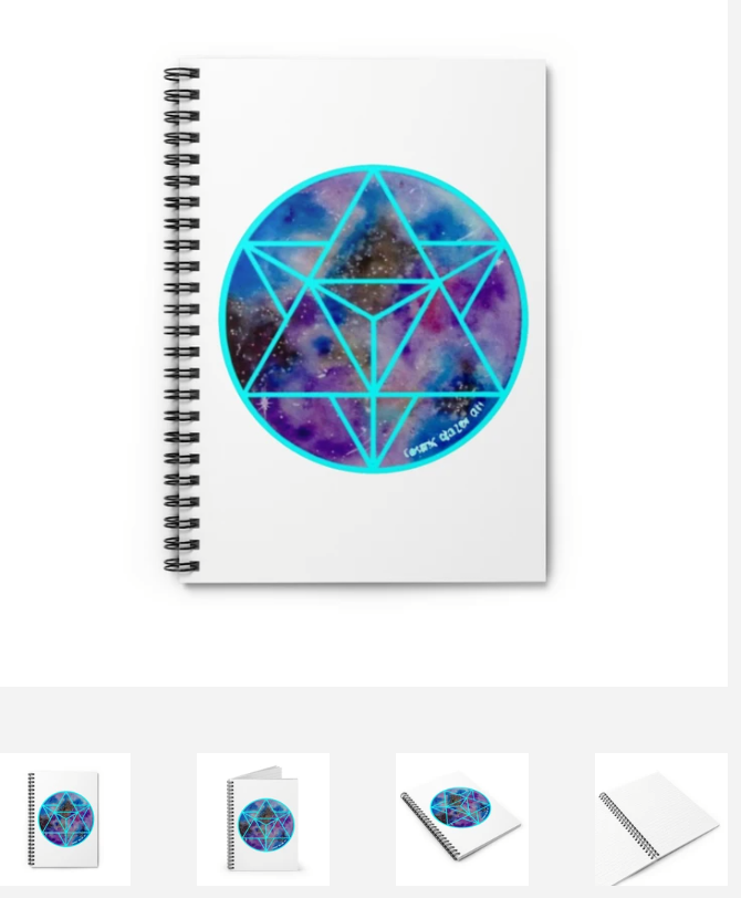 Sacred Geometry Journal | Cosmic Notebook | Shop Online | Woman Owned ...